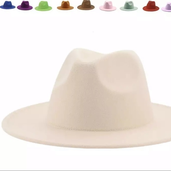 Accessories | Influencer Style Felt Fedora Hat Beige Womens Hat Fedora ...